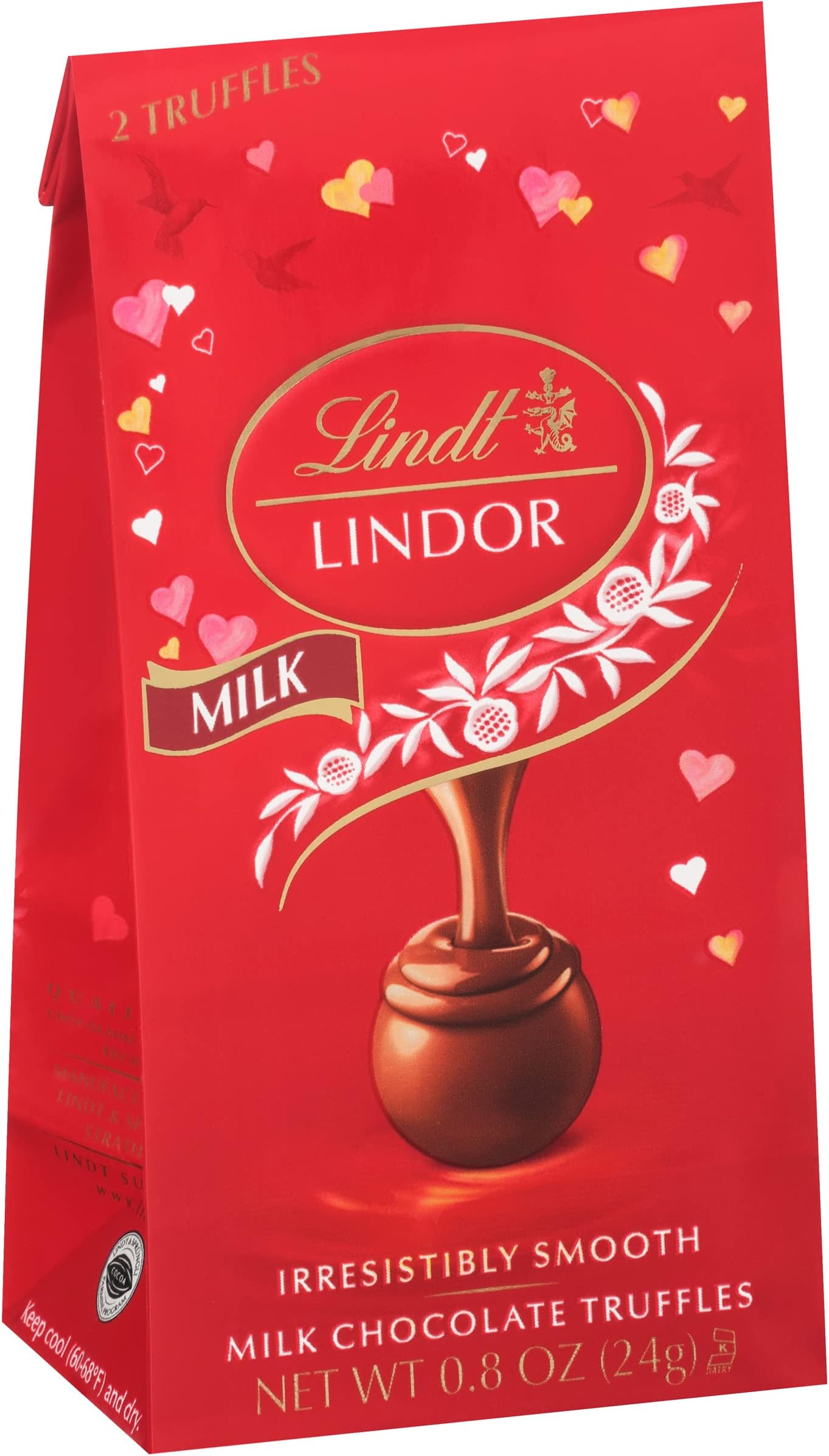 Amazon.com : Lindt LINDOR Assorted Chocolate Truffles ,5.1 Ounce (Pack ...