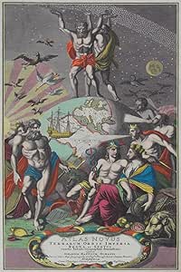 Amazon.com: First Page of Antique Book Atlas Novus Realism Romantic ...