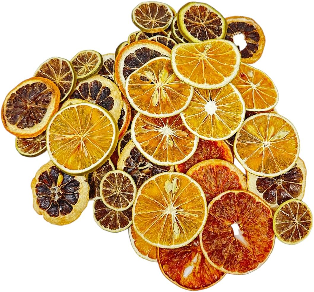 Amazon.com: Utama Dehydrated Citrus - 50+ Piece Dried Lemon/Lime/Orange ...