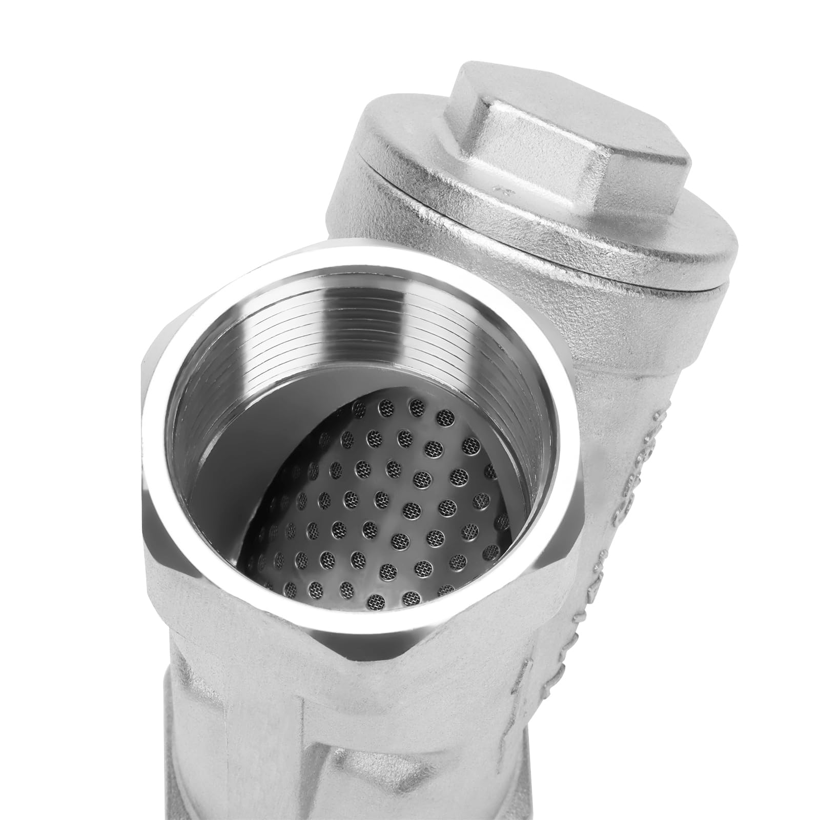 Snapklik.com : 1-1/4 Inch Wye Strainer 100 Mesh Screen Filter Valve