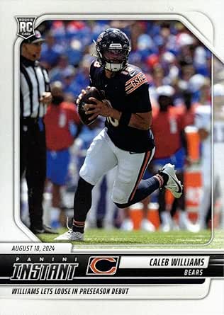 Amazon.com: 2024 Panini Instant Football #7 Caleb Williams Rookie Card ...