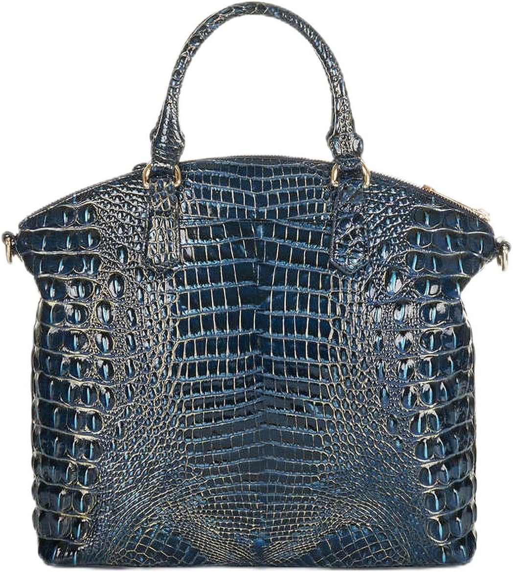 Amazon.com: BRAHMIN Large Duxbury Midnight/Dark Blue/Metallic Melbourne ...