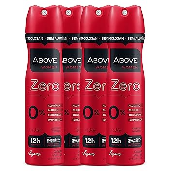 Amazon.com : ABOVE Feel Free Zero Set, 4 Pcs - Spray Deodorant for ...