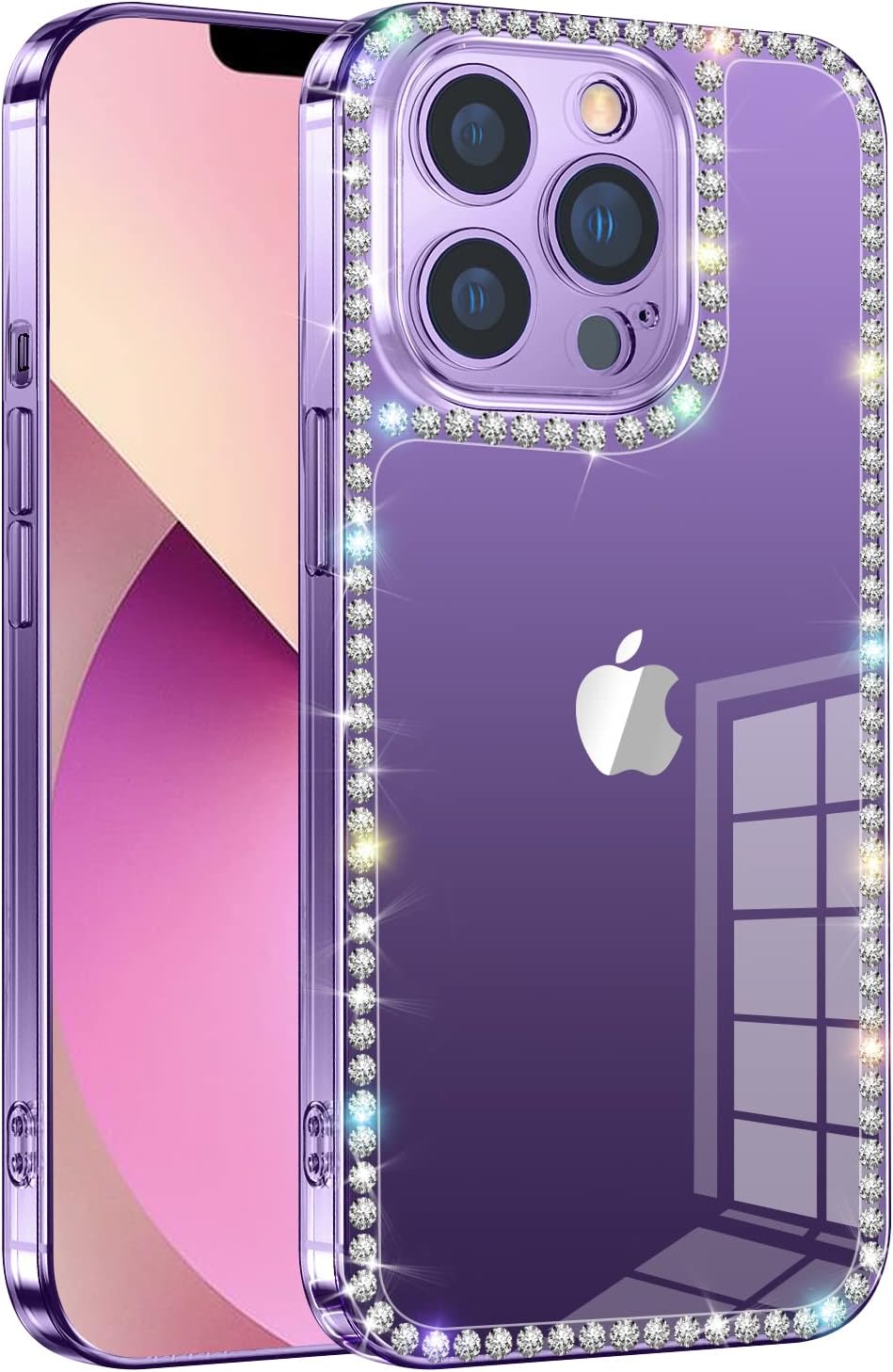 Amazon.com: Bonitec Compatible with iPhone 14 Pro Case for Women Girls ...