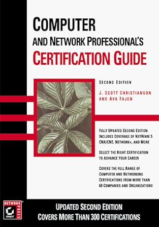 Computer and Network Professional's Certification Guide: Christianson ...