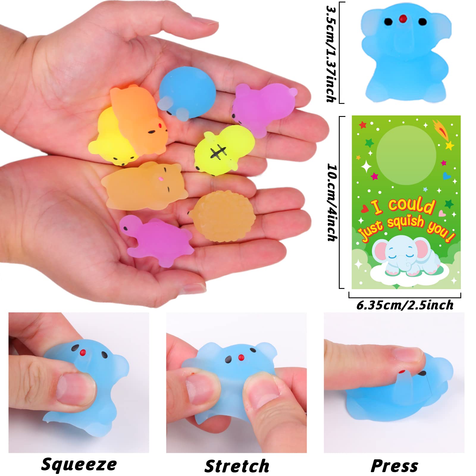 Snapklik.com : 36 Pack Valentines Day Party Favors For Kids Animal ...