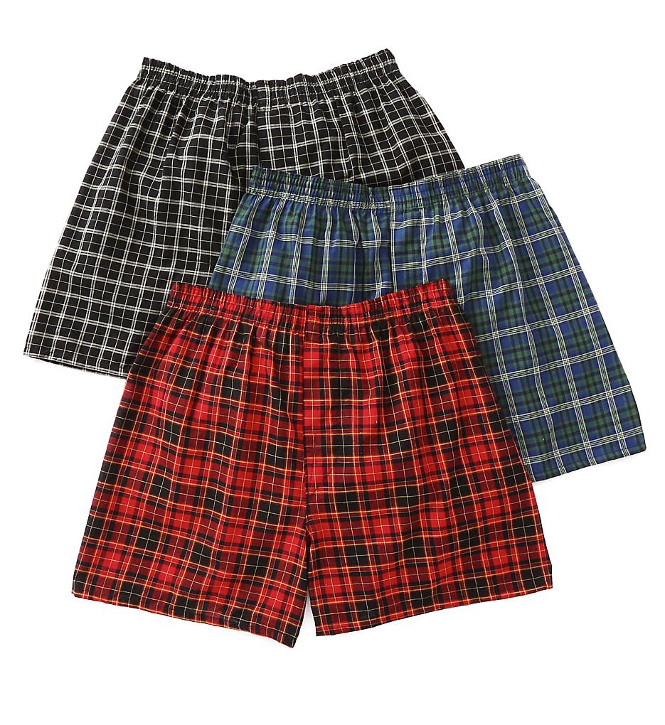 Men's Tartan Boxer, 3 Pack at Amazon Men’s Clothing store