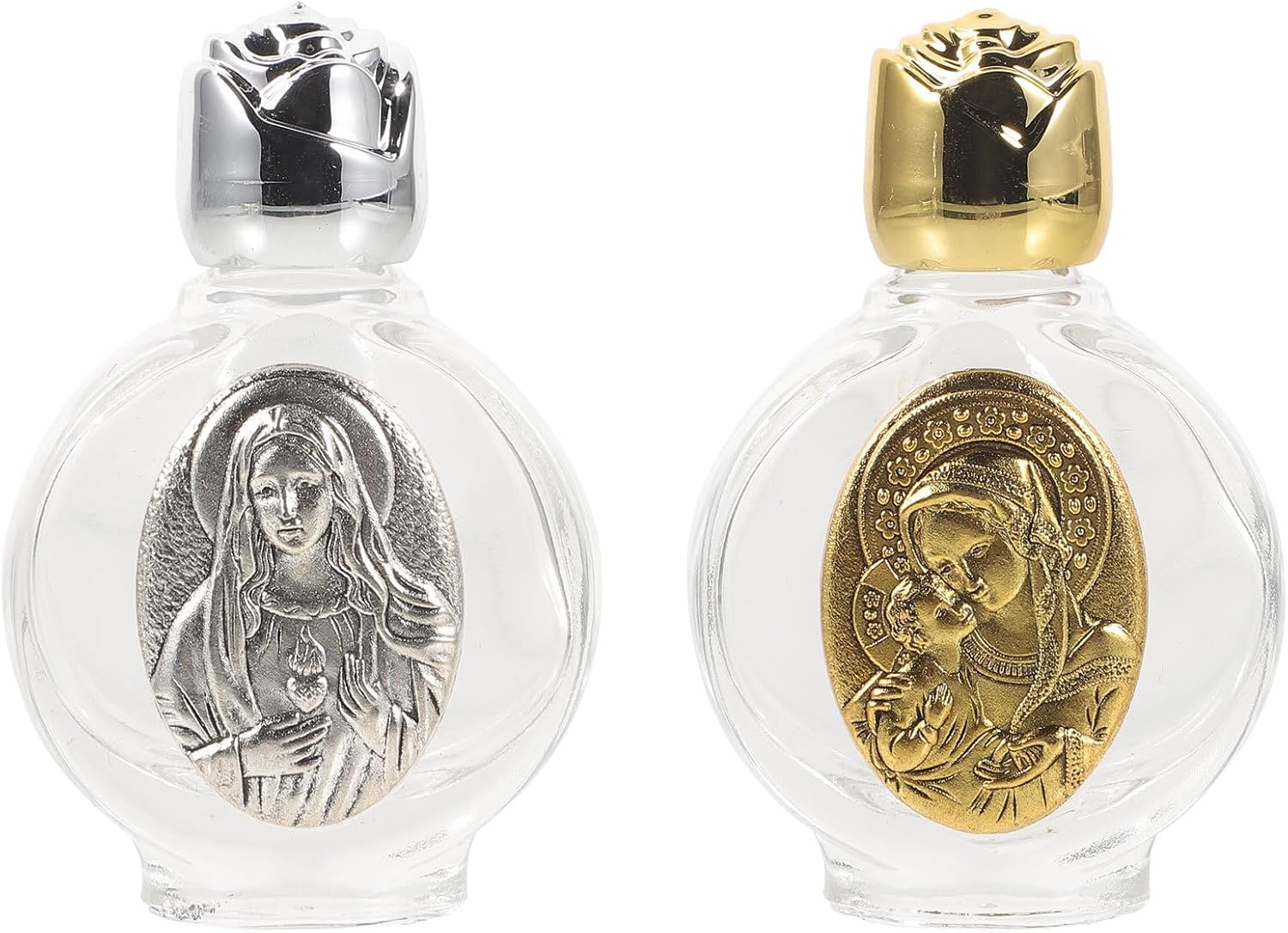 Amazon.com: VILLCASE 2pcs Glass Holy Water Bottle, Decorative Bottles ...