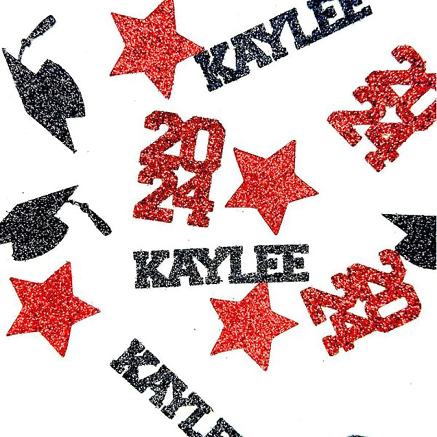 Amazon.com: Custom Name 40pcs Graduation Confetti, Personalized ...