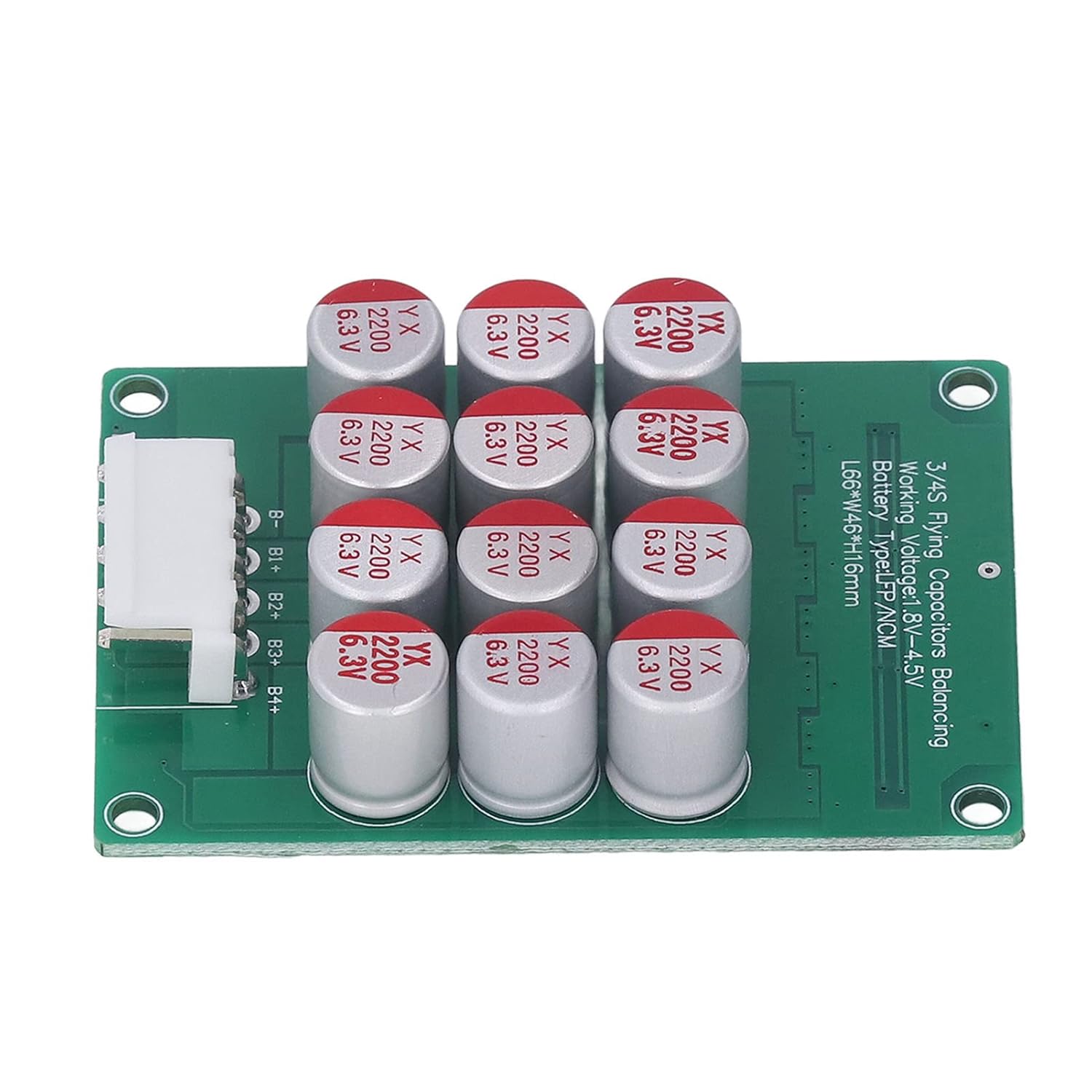 Battery Active Balancer, 1.8V‑4.5V 4S Battery Balance Board Compact ...