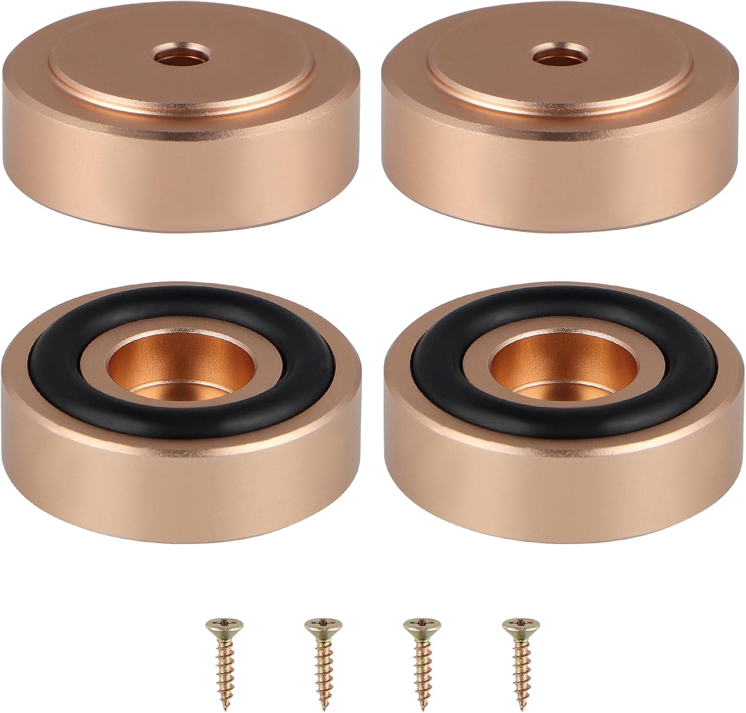 Amazon.com: Sanbege 4 Pcs Cutting Board Metal Feet with Screws, 1-3/16 ...
