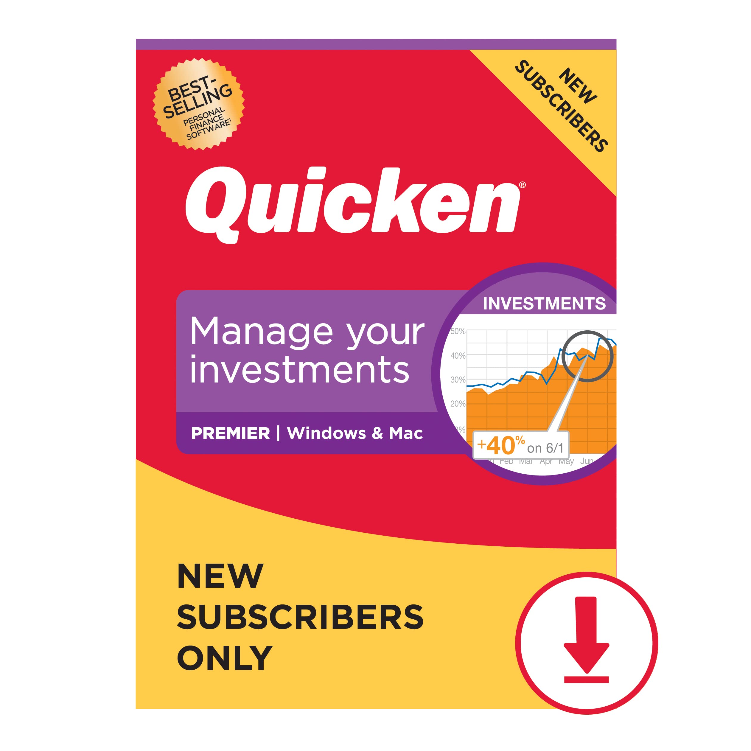 Buy QUICKEN PREMIER FOR NEW SUBSCRIBERS | 1 Year [PC/Mac Online Code ...