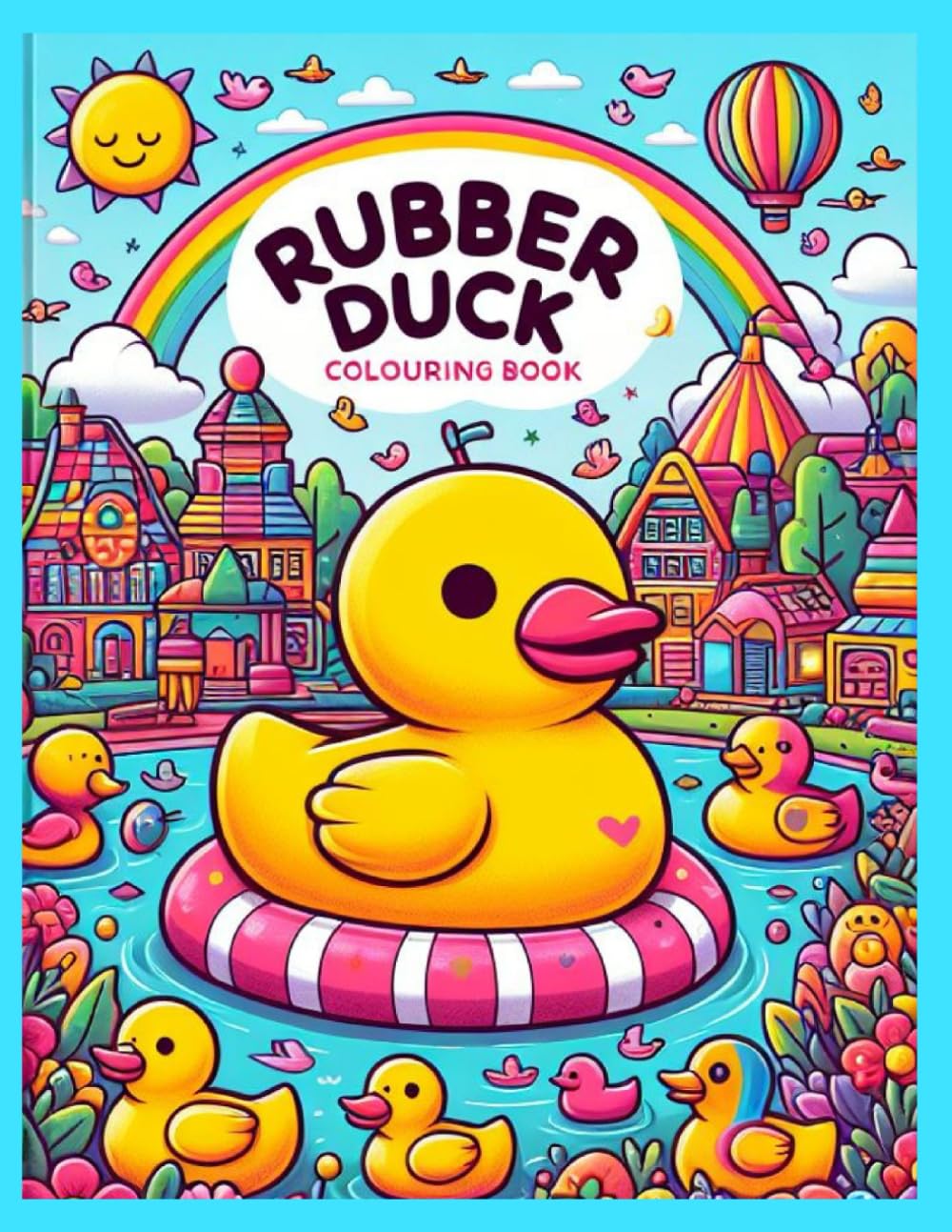 Rubber Duck Colouring Book: Hours, Idle: 9798873705559: Amazon.com: Books