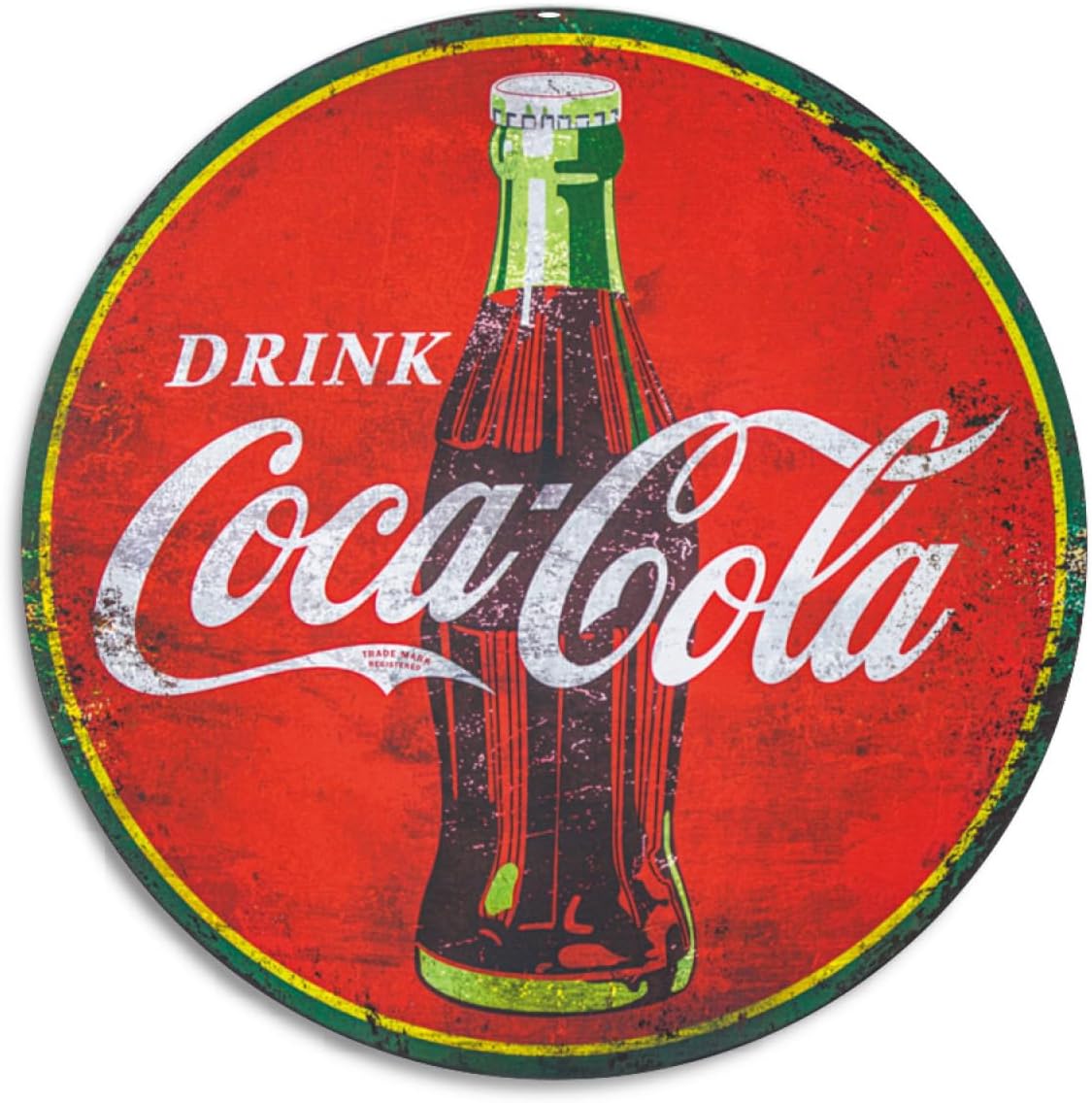 Amazon.com: Vigne Vintage Style Man Cave Round Tin Sign, Retro Metal ...