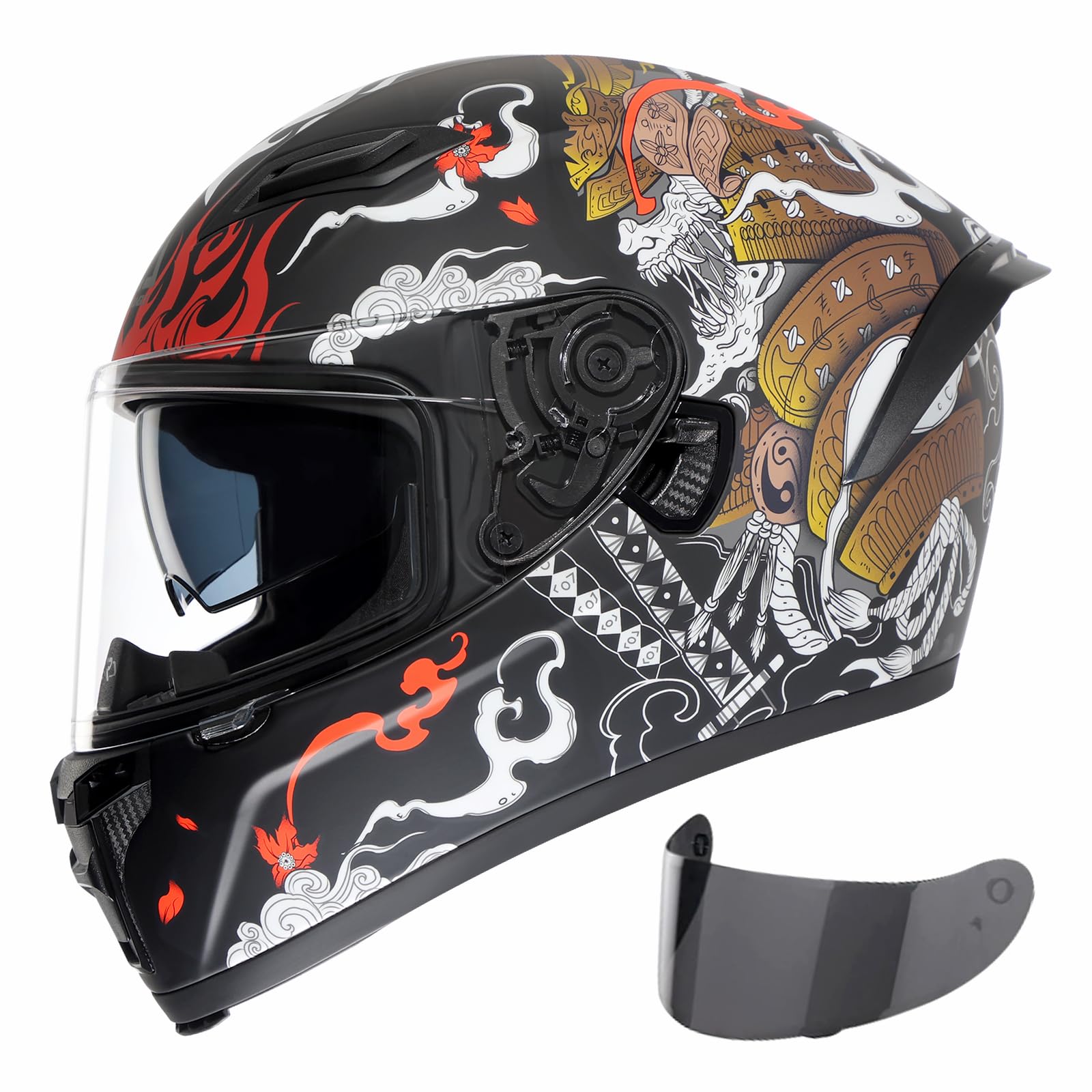Snapklik.com : TRIANGLE Motorcycle Helmets Full Face Helmet For Adults ...