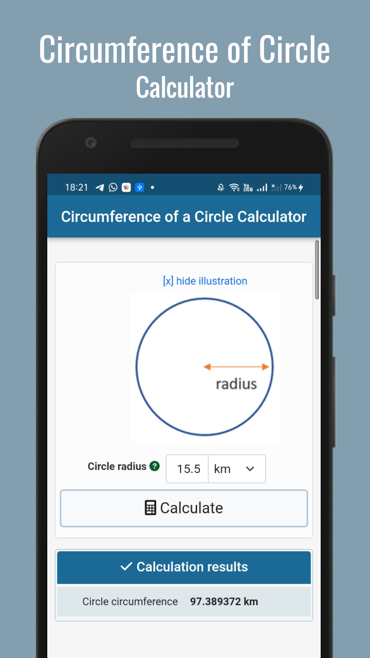 Circumference Calculator Calculators | Acme Graphics