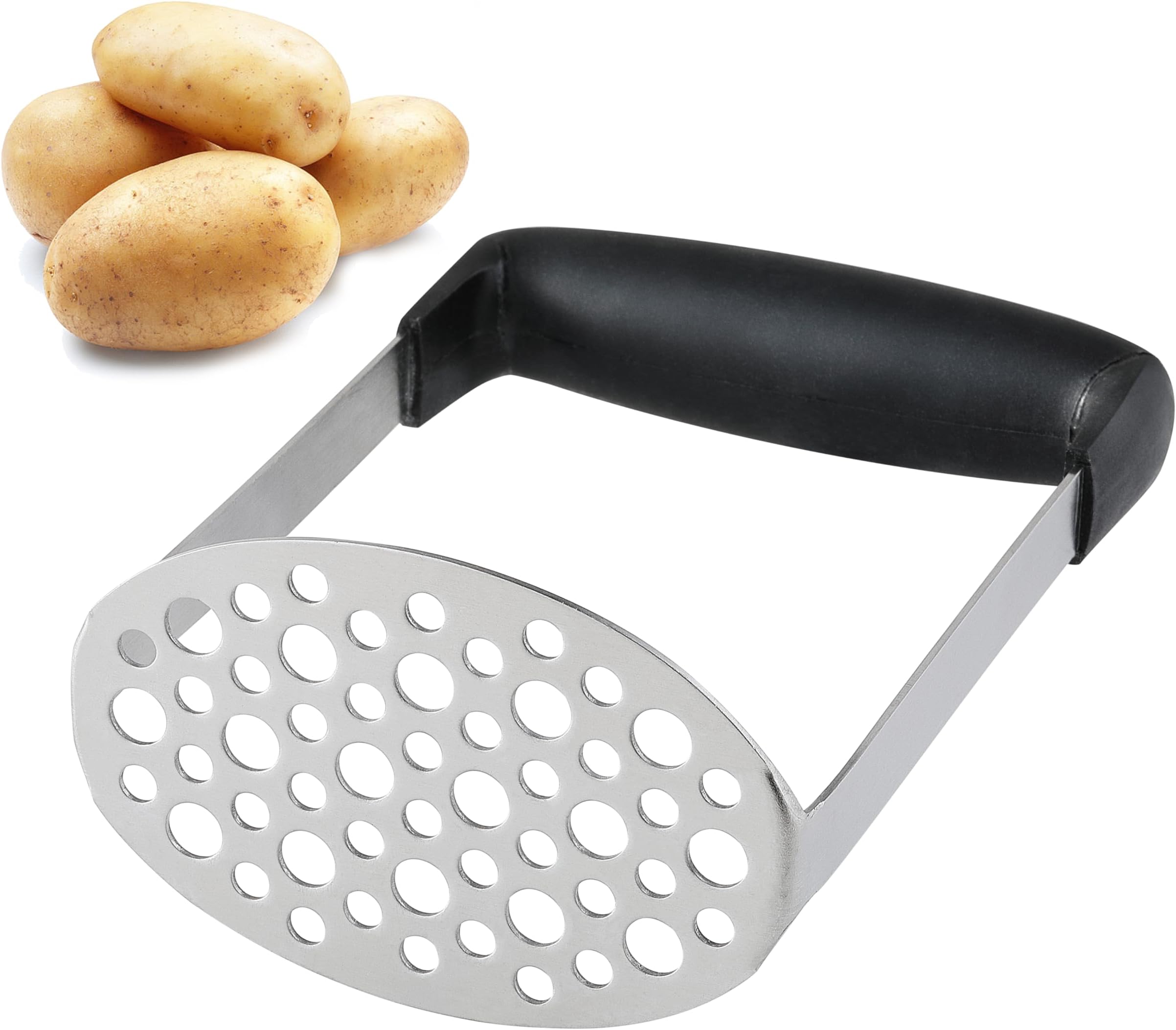 Amazon.com: Mini Potato Masher,Avocado Masher with Wood Non Slip Handle ...