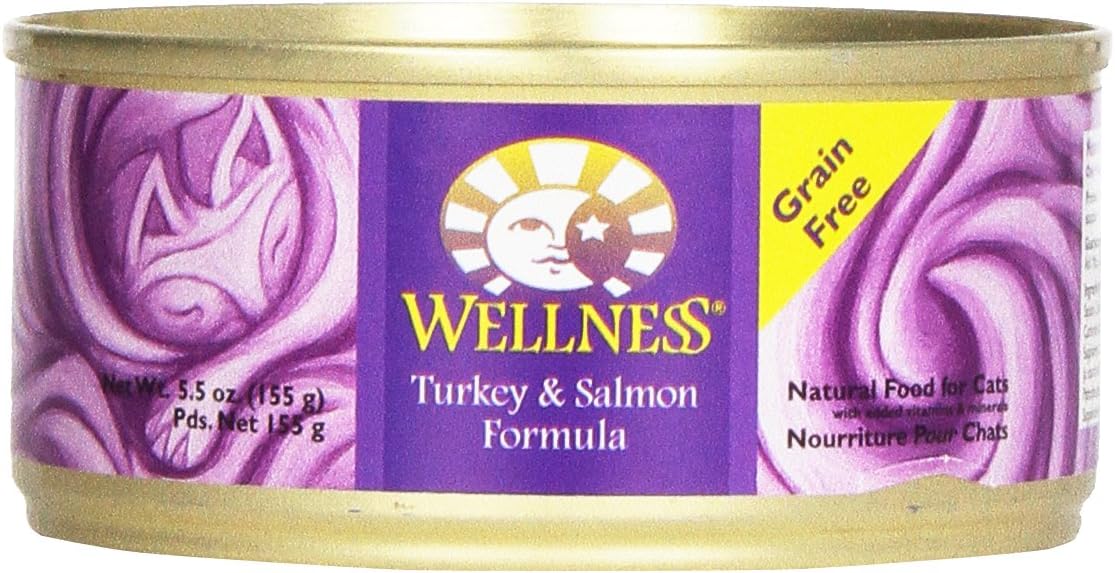 Amazon.com : Wellness Cat Food Turkey & Salmon, 5.5 Ounce : Pet Supplies