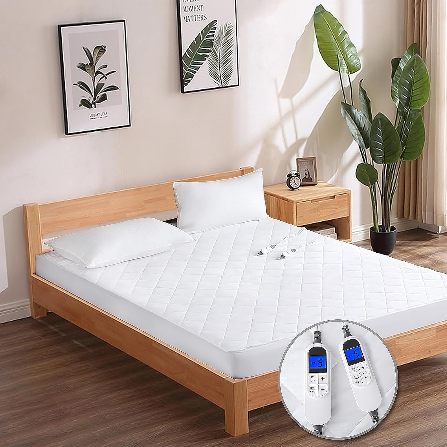 Amazon.com: Heated Mattress Pad Twin XL,Electric Mattress Pad with 10 ...