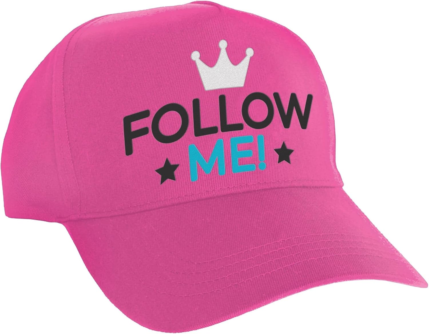 Amazon.com: Follow Me!' Internet Famous Deluxe Pink Hat (4.5" x 7.25 ...