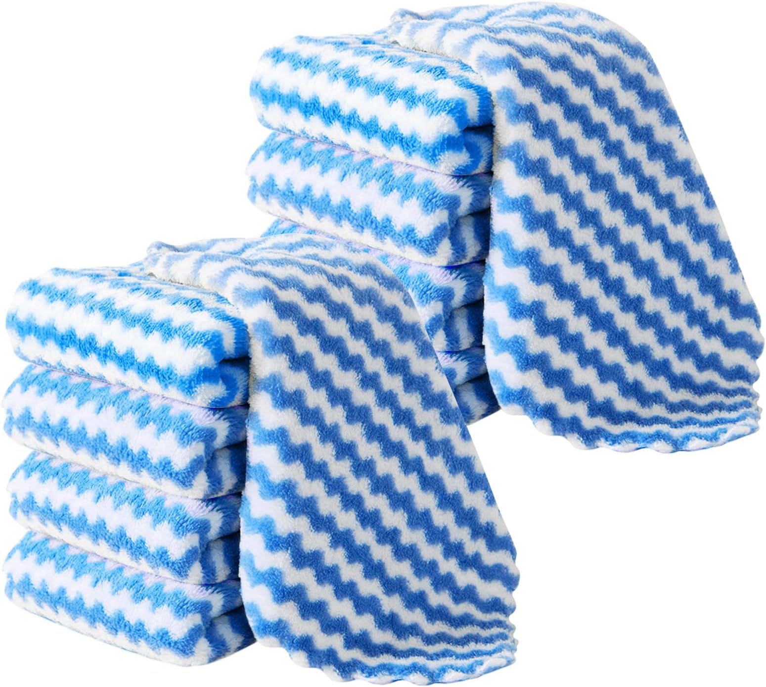 Amazon.com: Ttarxug Absorbent Microfiber Cleaning Cloth Lint Free Thick ...