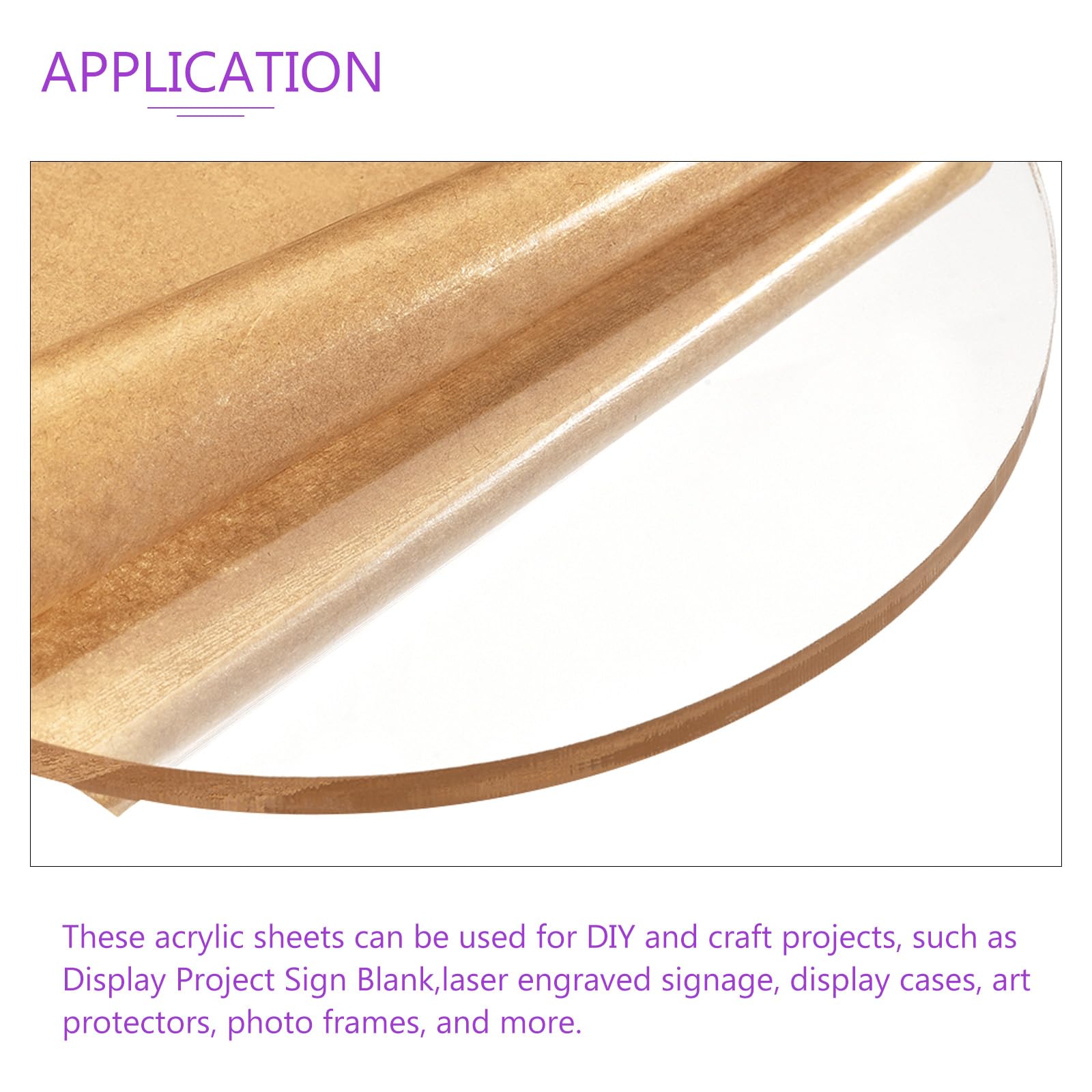Snapklik.com : 4" Diameter 6mm Thick Acrylic Sheet Circle Round Disc ...