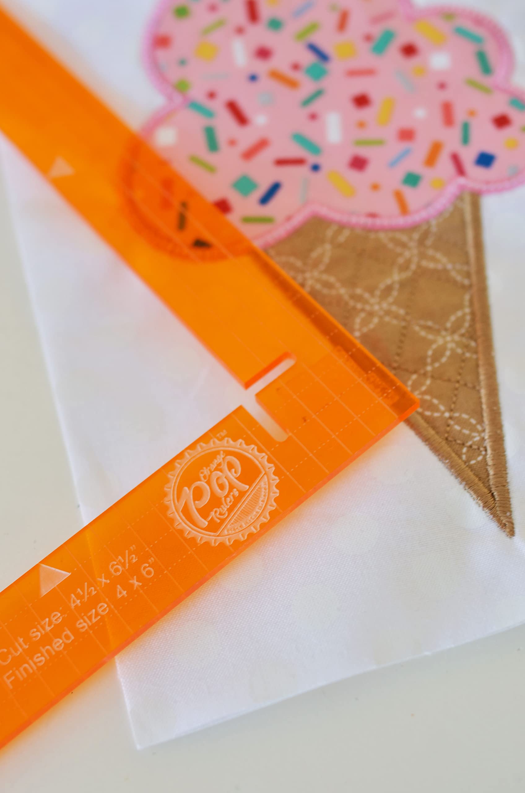 Kimberbell Orange Pop Quilting Rulers - Square, Set of 4: Easy ...