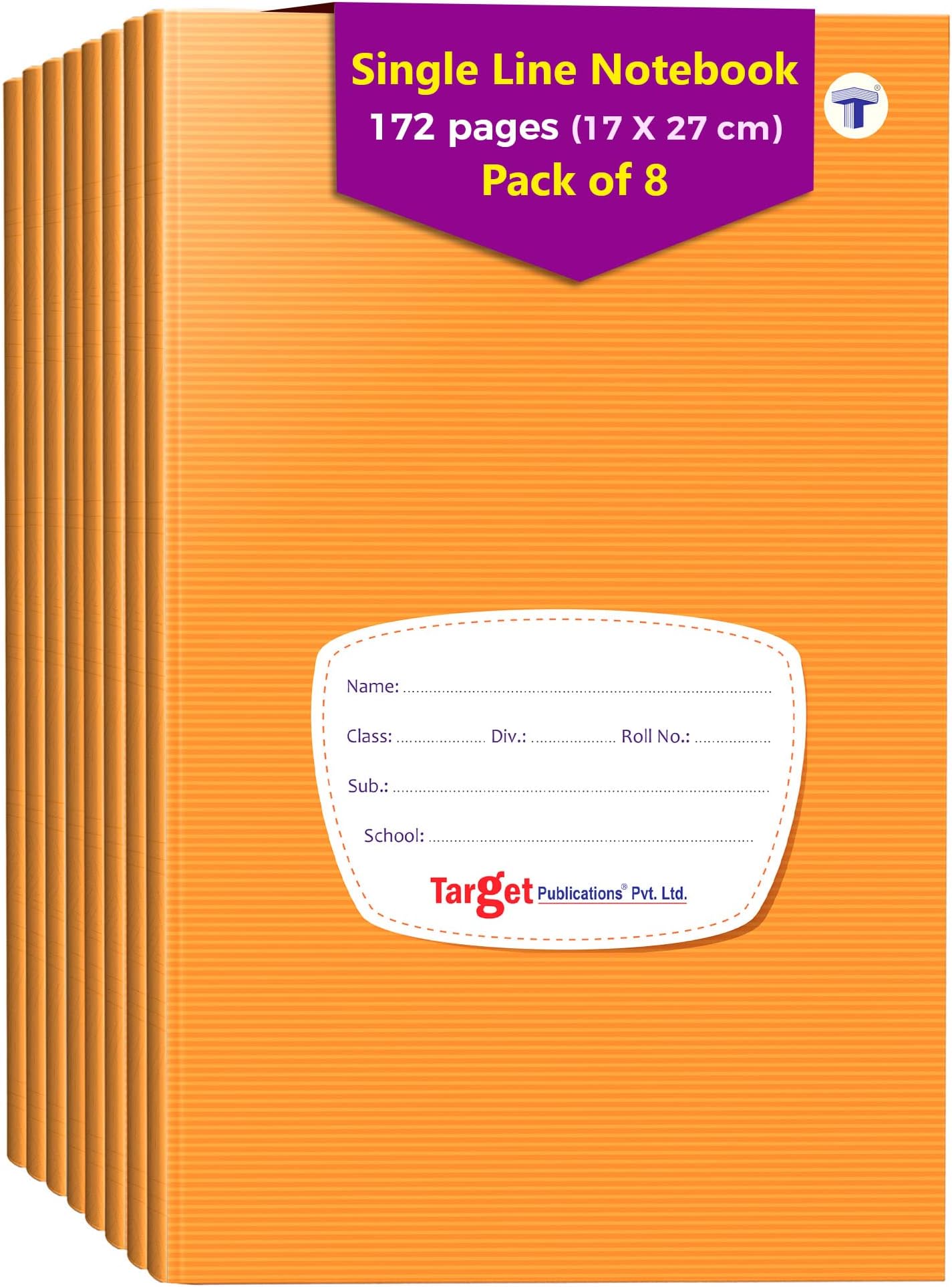 Classmate Notebook | 120 Pages | Single Line | 24.0cm x 18.0cm | Pack ...