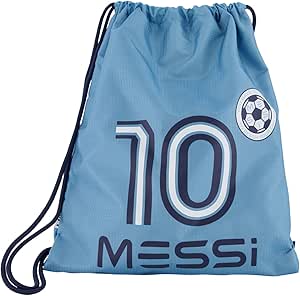 Amazon.com: Messi Boys' Lifestyle Drawstring Bag, Side Pocket ...