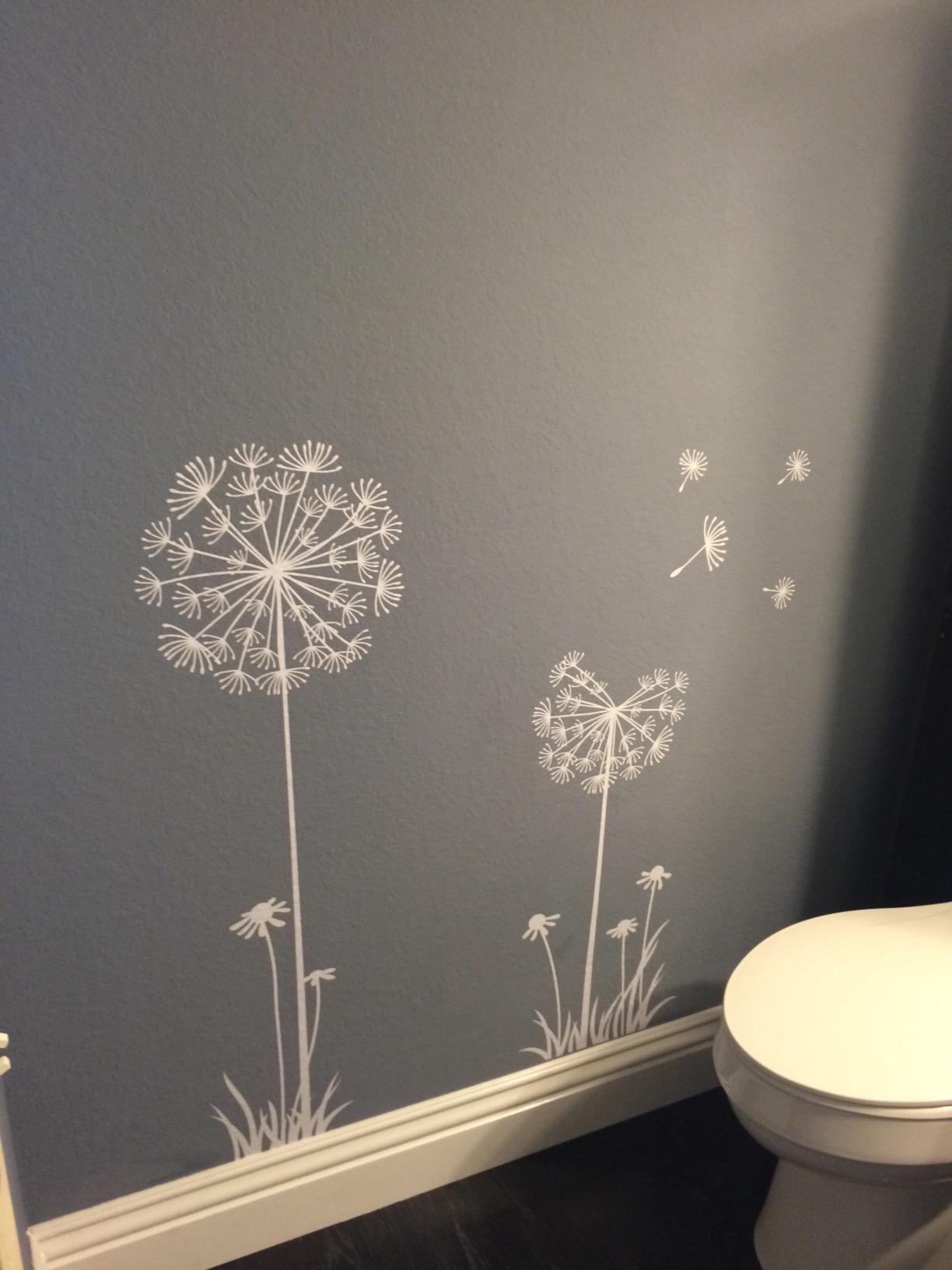 Amazon.com: PopDecals - Dandelion - 39 in High - Nursery Wall Decals ...