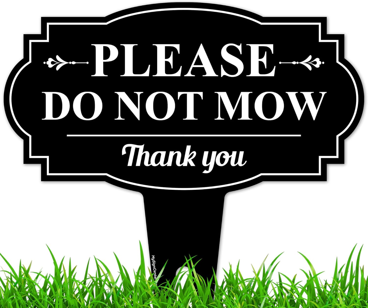 Amazon.com : Please Do Not Mow Sign, 13"x13", Heavy Duty Integrated ...