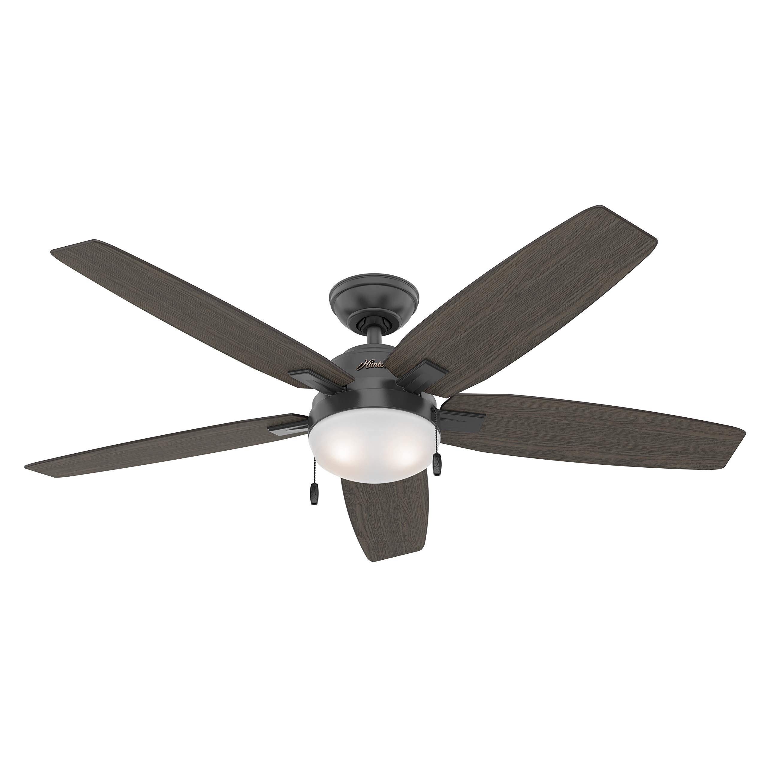 Amazon.com: Hunter Fan 54 inch Contemporary Matte Black Indoor Ceiling ...