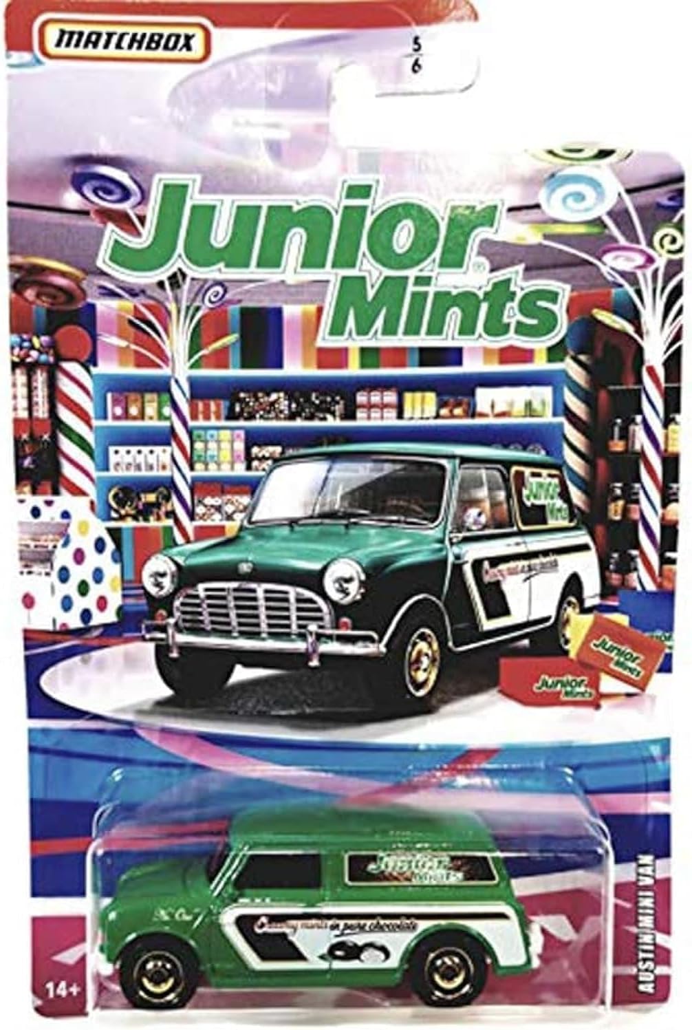 Matchbox 2024 Candy Cars Collection 1:64 Scale (5/6 Junior Austin Mints ...