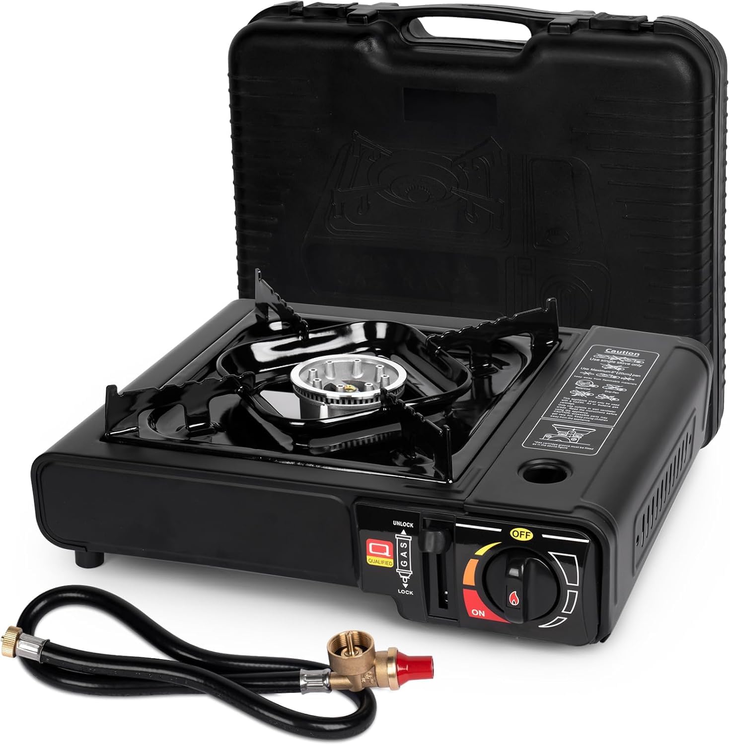 Obedient Classic 1-Burner Butane Stove, Portable Camping Stove with ...