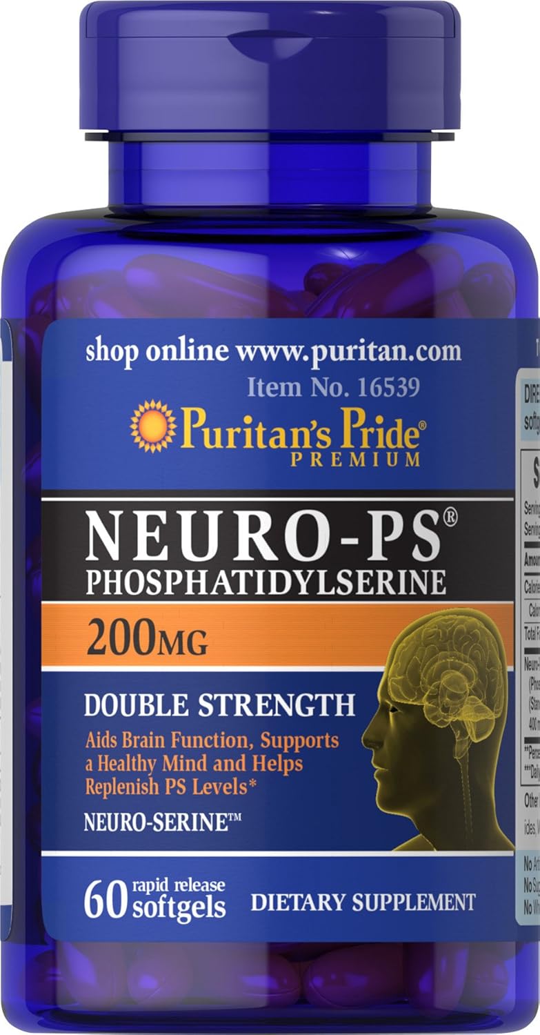 Amazon.com: Puritans Pride Neuro-ps (phosphatidylserine), White, 60 ...