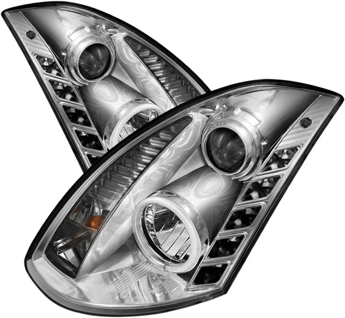 Amazon.com: Spyder Auto Infiniti G35 Chrome CCFL DRL LED Crystal Headlight