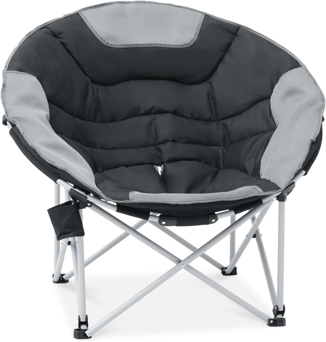 Amazon.com : MADOG Camping Chairs Padded Round Lightweight Folding ...