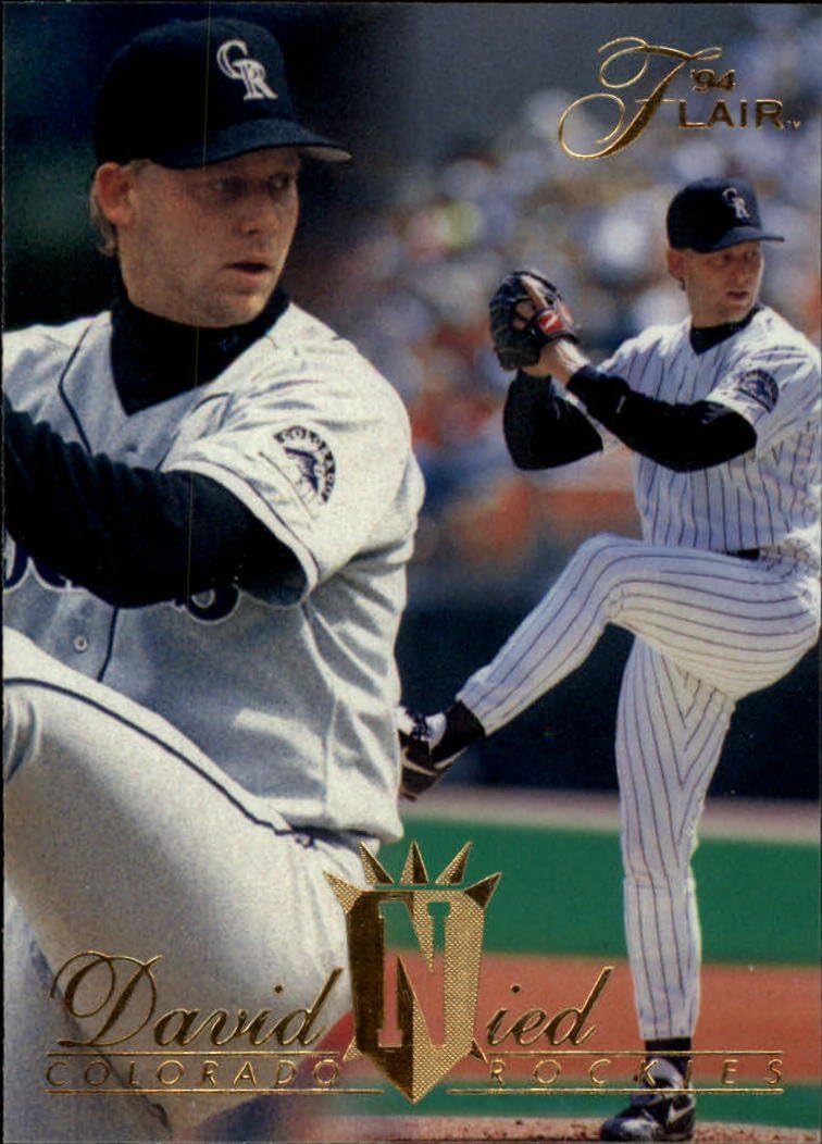 Amazon.com: 1994 Fleer Flair Baseball Card #376 David Nied ...