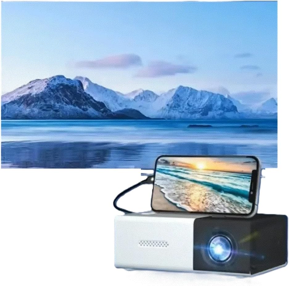 Amazon.com: YG300 MINI Projector Portable Home Theater Smart TV Laser ...