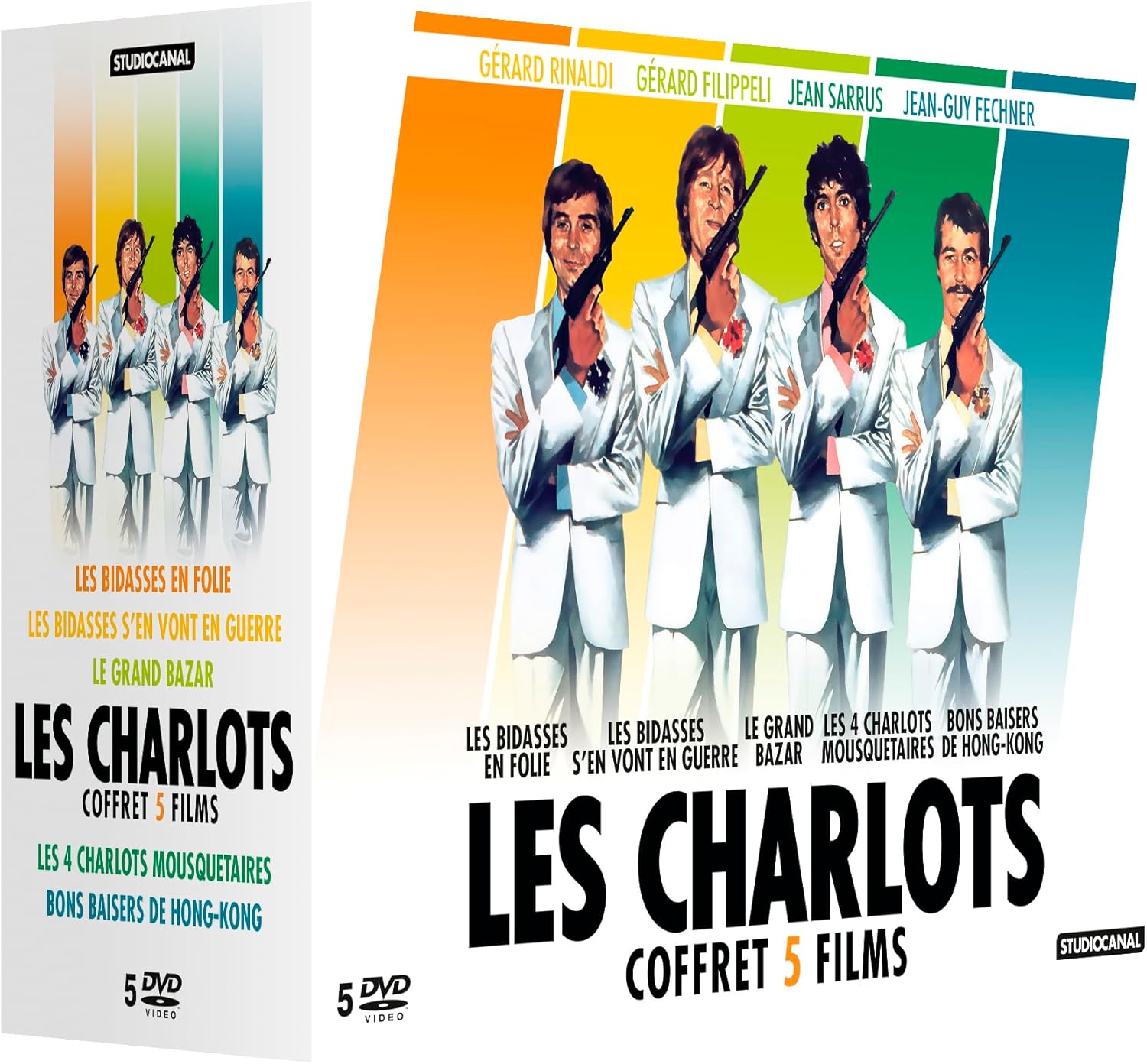 Amazon.fr - COFFRET LES CHARLOTS - 5 DVD - Gérard Rinaldi, Jean-Guy ...