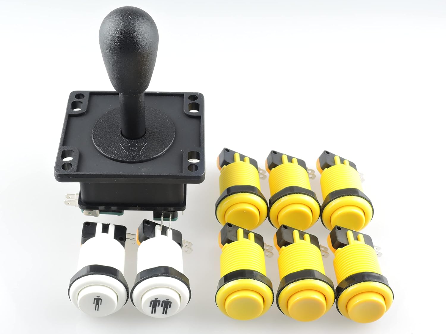 Amazon.com: Sintron] Arcade Parts Bundles Kit with 1 Joystick, 8 ...