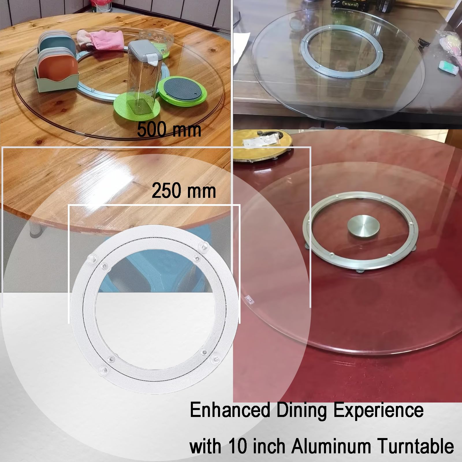 Snapklik.com : DasMarine Aluminium Lazy Susan Ring,Rotating Bearing ...