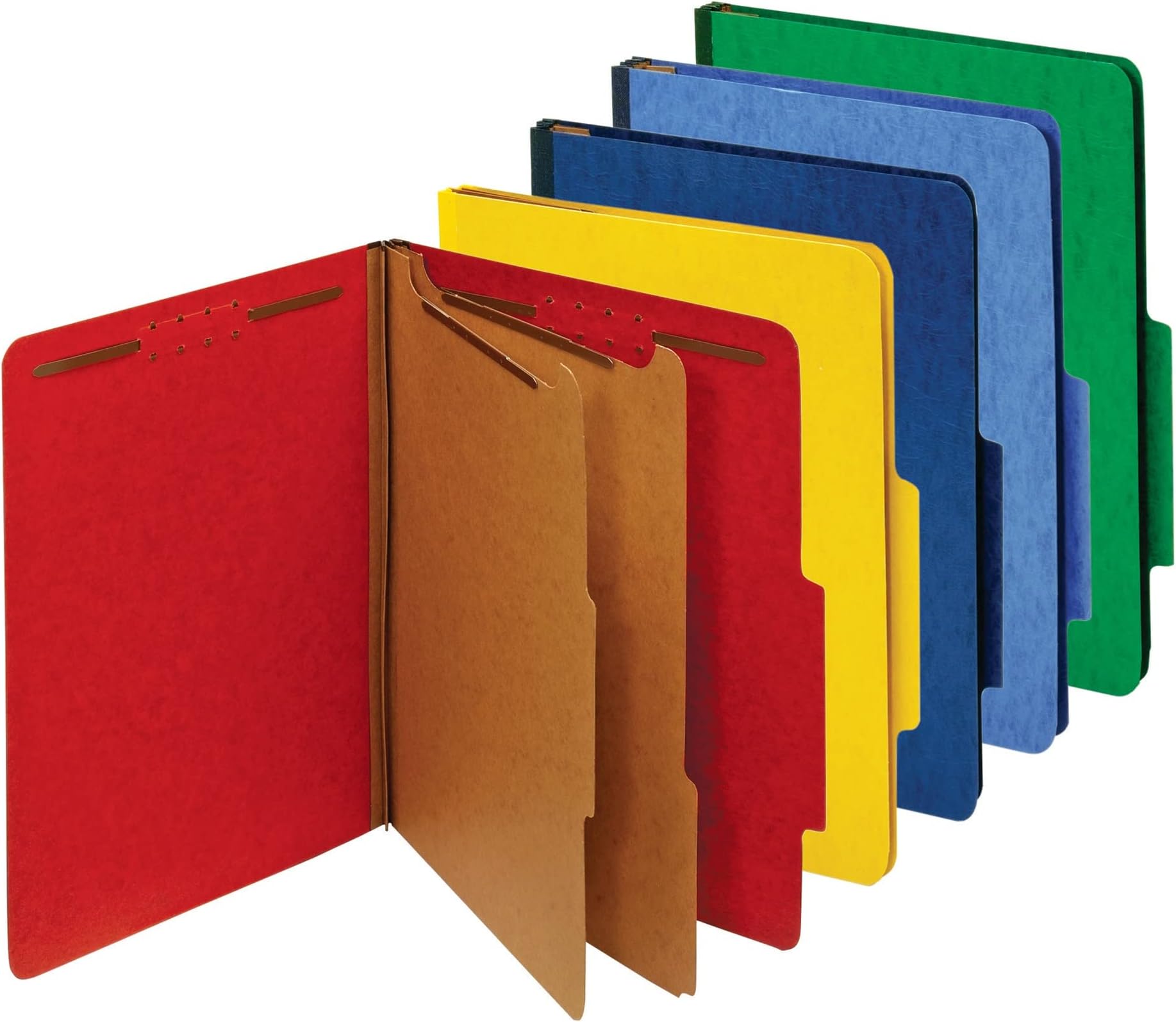 Amazon.com : Office Depot Classification Folder, Letter, 2 Dividers ...