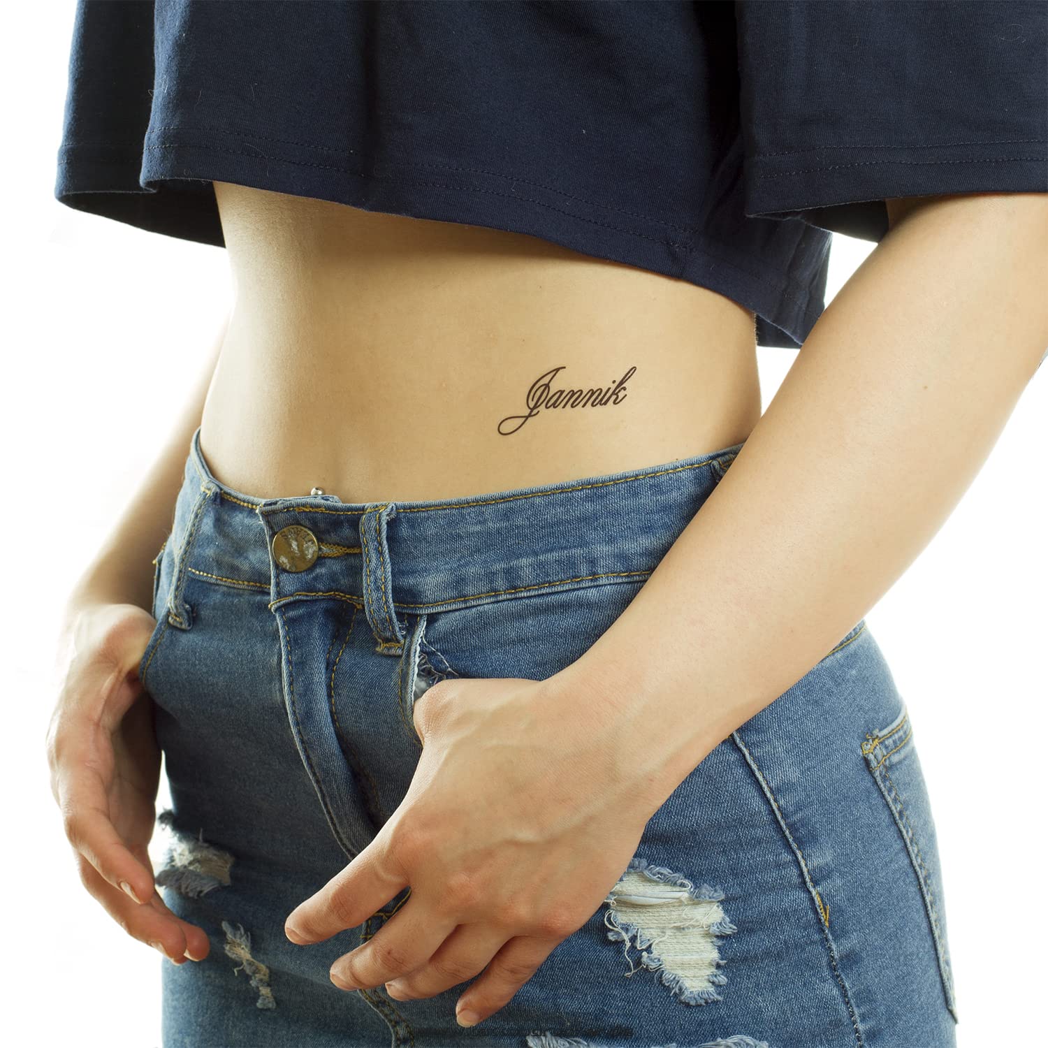 Yannick Term Tattoos Jack Skellington Temporary Tattoo. Lasts 1 2