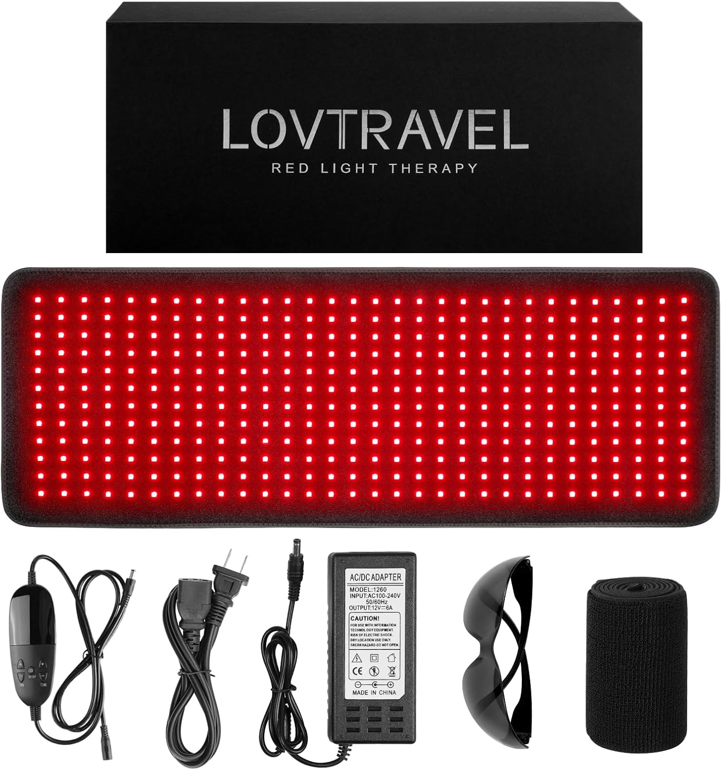 Amazon.com: LOVTRAVEL New 360pcs LED 660nm Red Light and 850nm Near ...