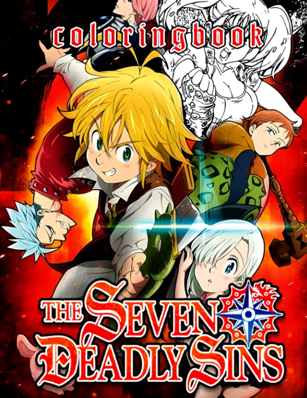 Amazon.com: Seven Deadly Sins Coloring Book: Perfect Coloring Book For ...