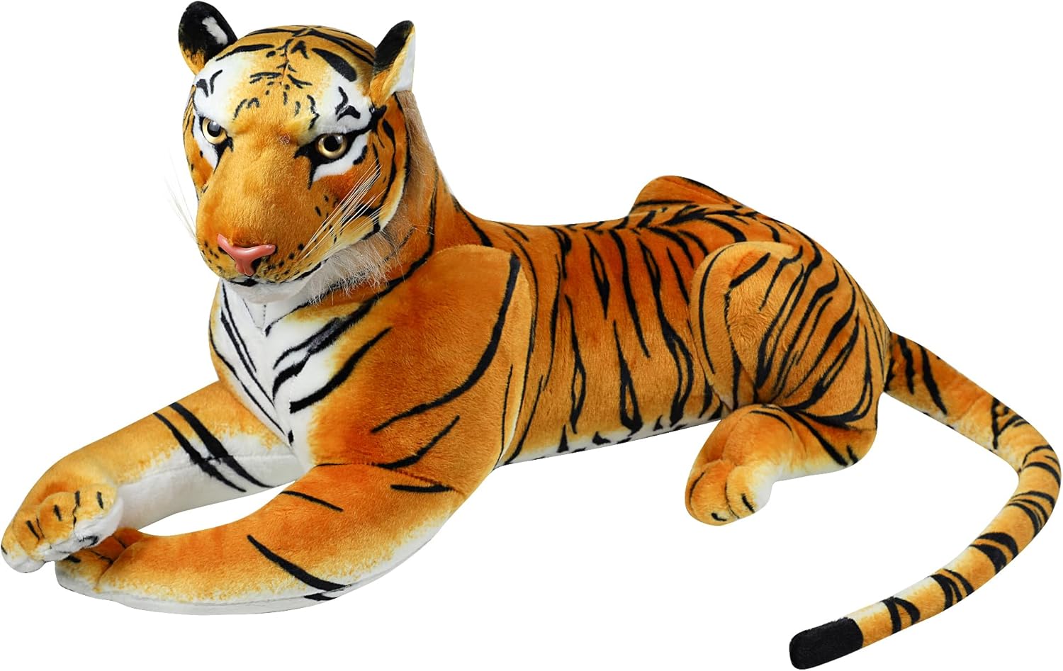 Amazon.com: Helofun 31 Inch Large Tiger Stuffed Animal Realistic Jungle ...