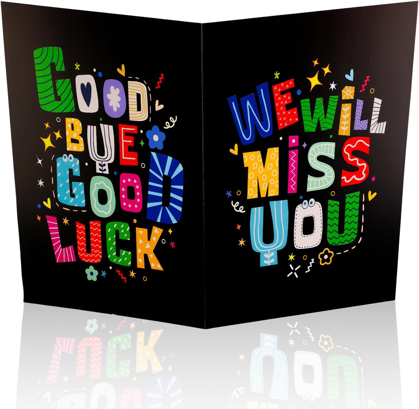 Amazon.com : NQEUEPN Large Farewell Greeting Card, 17.32x11.02in Funny ...