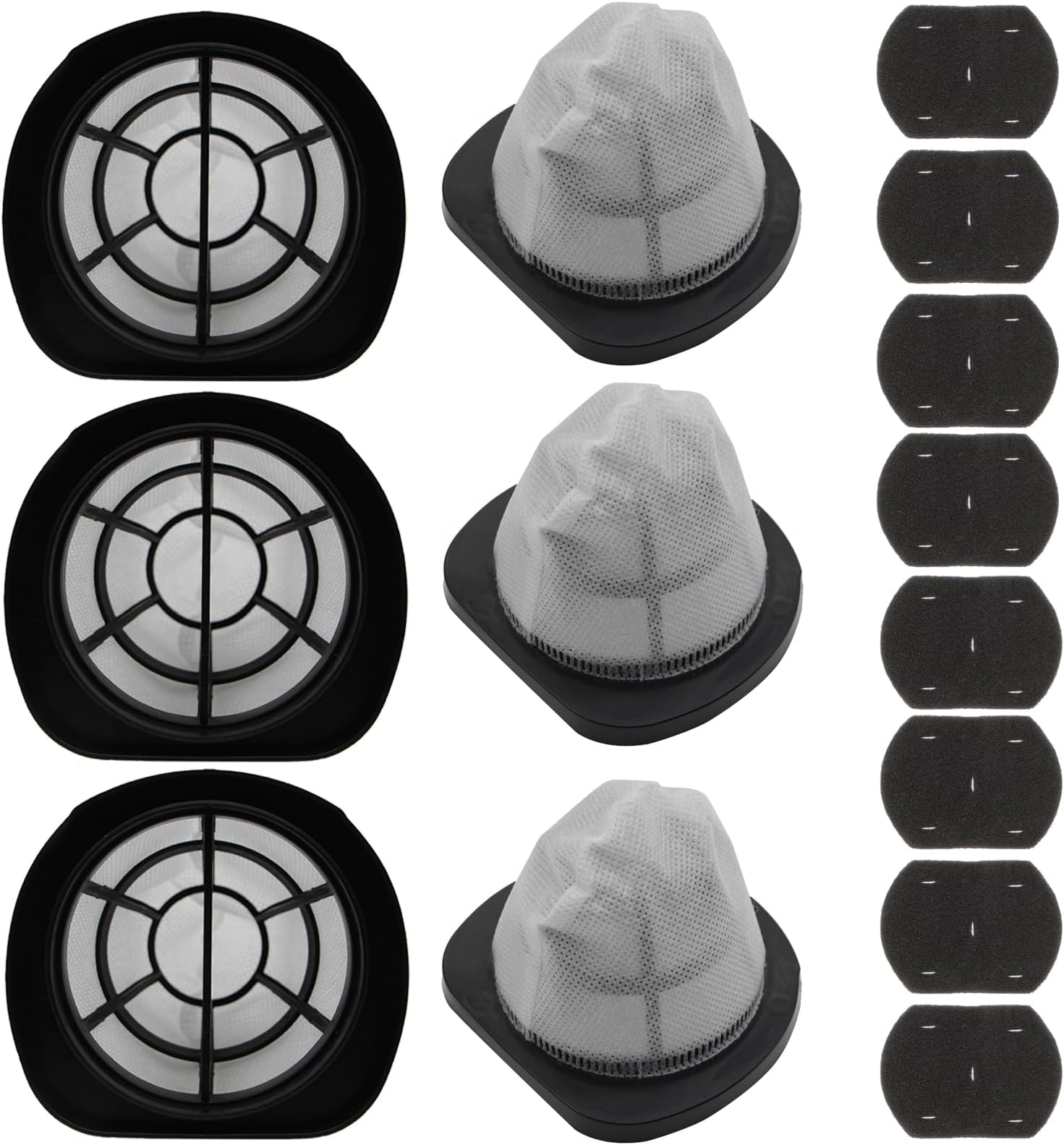 Amazon.com: 3 Pack 2030 Vacuum Filter & 6 Pack 2030 Foam Filter ...