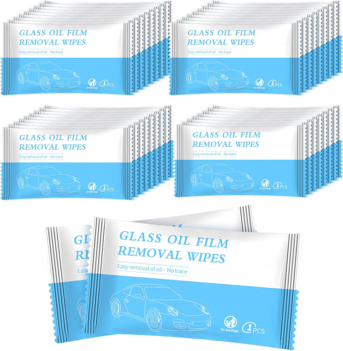 Amazon.com: Hipruict Car Cleaning Wipes, 200 PCS Individually Car Wipes ...